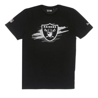 New Era Homme, Tops, Noir, Taille: M NFL Tear Logo Tee Noir/Gris