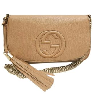 Gucci Sac bandouli&egrave;re vintage Pre-owned - Femme - Pre-owned - Beige - Taille: ONE Size