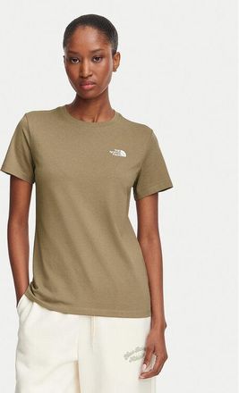 The North Face T-Shirt Evolution Simple Dome Slm NF0A8FX7 Hellbraun Regular Fit