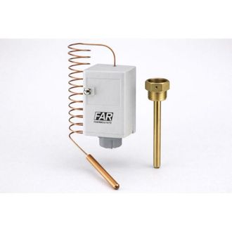 Far Thermostat mit Kapillarrohr zur Fernmessung und gesch&uuml;tzter Einstellung 7953 1/2