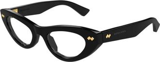 Bottega Veneta Femme, Accessoires, Noir, Taille: 49 MM Cat Eye Lunettes