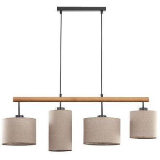 Luminosa Light Designs TK Lighting DEVA NATURE 6108 suspension gris beige 22 cm