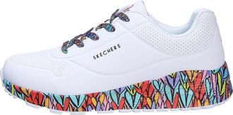 Skechers Femme, Chaussures, Blanc, Taille: 37 EU UNO Baskets