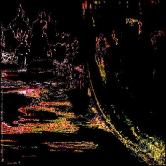 Rosemary Goodenough River Through A Curtain IX Scarf