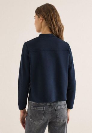 Cecil Sweatjacke mit Stehkragen