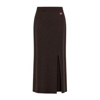 Yes-Zee YES Zee, Femme, Jupes, Brun, Taille: 42 FR Jupes Midi