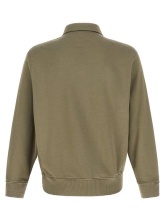 C.P. Company Cotton Fleece Sweatshirt - Olive