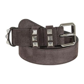 Valentino Garavani Homme, Accessoires, Brun, Taille: 110 CM Flaneuse Suede Belt