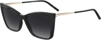 Carolina Herrera Femme, Accessoires, Noir, Taille: 57 MM Lunettes de soleil Papillon