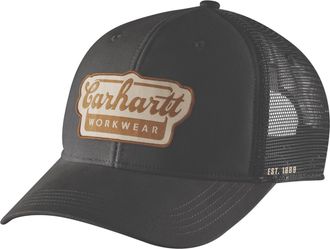 Carhartt Work in Progress Herren Rugged Flex Twill Mesh Back Script Patch Cap, Schwarz, Einheitsgr&ouml;&szlig;e