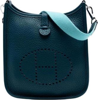 Herm&egrave;s Sac bandouli&egrave;re Evelyne 16 Pre-owned - Femme - Pre-owned - Bleu - Taille: ONE Size