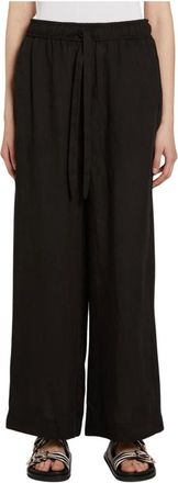 Marella Femme, Pantalons, Noir, Taille: 42 FR Wide Pantalons