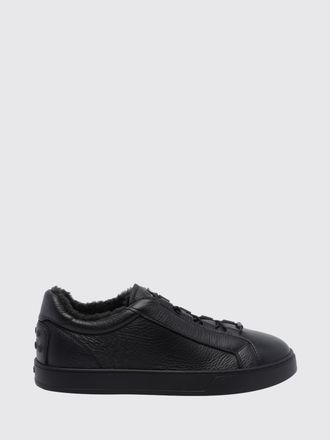 Tod's Slip-On-Sneakers aus Lammleder mit Shearling-Futter und Gommini