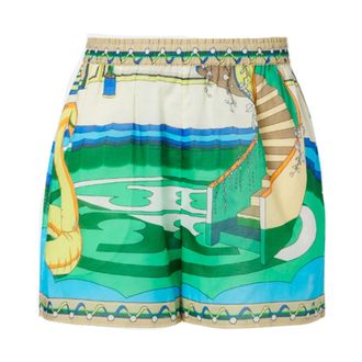 Tory Burch Damen, Shorts, Gr&uuml;n, SGr&ouml;&szlig;e
