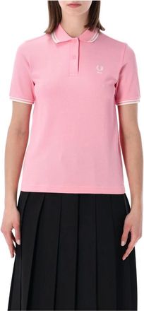 Comme Des Gar&ccedil;ons Femme, Tops, Rose, Taille: 42 FR Patchwork Pique Polo