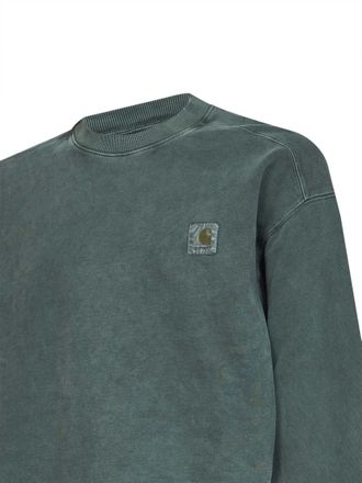Carhartt Work in Progress Pigment-Dyed Cotton Sweatshirt - Green