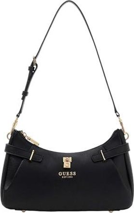 Guess sac &agrave; &eacute;paule Yesba Shoulder Bag Black noir
