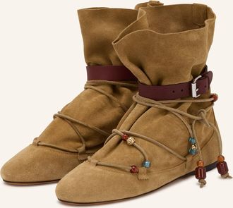 Isabel Marant Isabel Marant Stiefeletten Letiz Mit Schmuckperlen braun