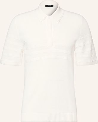 Reiss Reiss Strick-Poloshirt Falklands weiss
