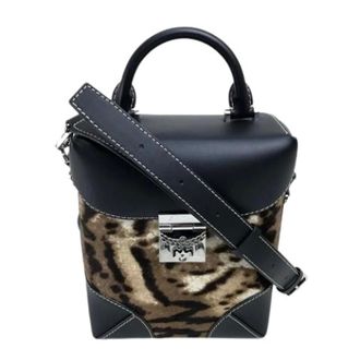 MCM Sac bandouli&egrave;re Pre-owned - Femme - Pre-owned - Noir - Taille: ONE Size