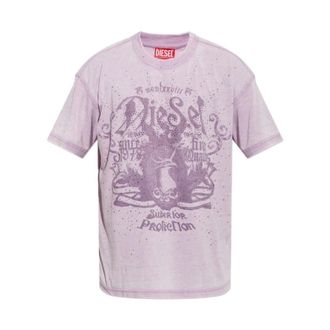 Diesel T-Norm-Aa8 - - Tops - Herren - Lila - 2XL