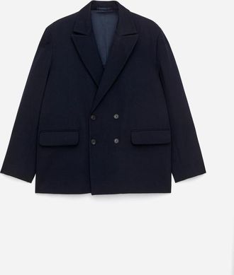 Arket Zweireihiger Wollblazer -Blau