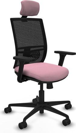 Piqueras y Crespo 24-Stunden-Stuhl mit 3D-Armen, h&ouml;henverstellbarer Lendenwirbelst&uuml;tze und h&ouml;henverstellbarem Kopfteil, ausgestattet mit Syncro/Traslack und Schneidesch