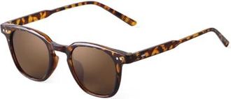 Generic Lunettes de soleil rondes classiques vintage à rivets pour femmes hommes rétro tendance verres jaunes oeil de chat, C4., Taille unique