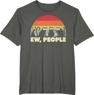 Pack A Punch Katze Shirt, Ew People Cat Shirt. Jahrgang T-Shirt