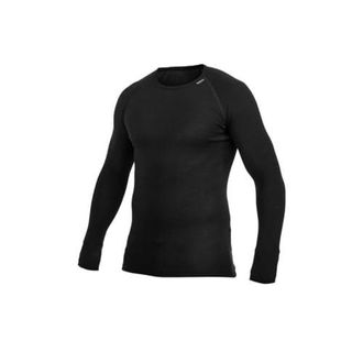 Woolpower Lite Crewneck 2021 sous-v&ecirc;tement Noir, 71110430, Noir, S