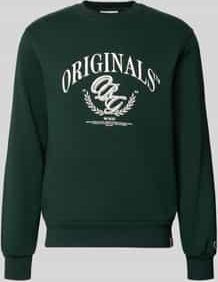 Jack & Jones Sweatshirt mit Label-Print Modell FREDERIKSBERG
