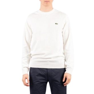 Lacoste Rundhals-Pullover - - Knitwear - Herren - Wei&szlig; - XS