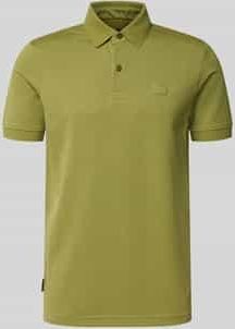 PME Legend Slim Fit Poloshirt mit Label-Detail