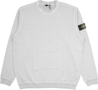 Stone Island Homme, Sweatshirts et sweats &agrave; capuche, Gris, Taille: 2XL Old Effect Crewneck