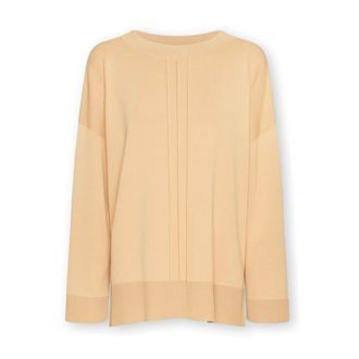 Elena Miro Damen, Strickwaren, Beige, L/XLGr&ouml;&szlig;e