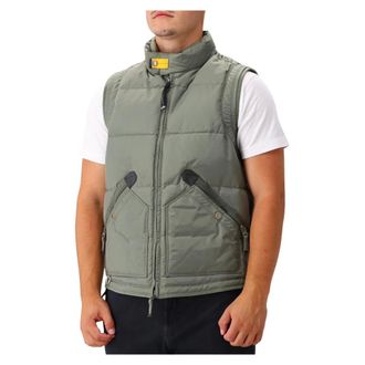 Parajumpers Homme, Vestes, Vert, Taille: XL Gilet vert avec un look robuste