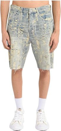 Purple Homme, Shorts, Bleu, Taille: W33 Vintage Shorts