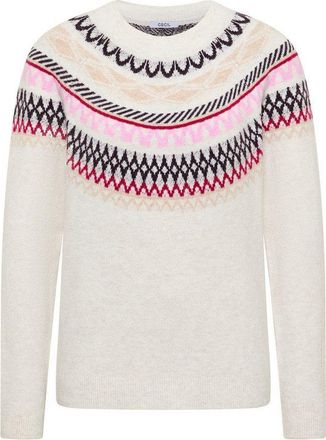 Cecil Strickpullover Cosy norwegian jacquard
