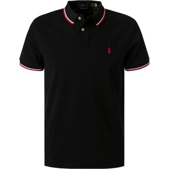 Polo Ralph Lauren Herren Polo-Shirt schwarz Slim Fit