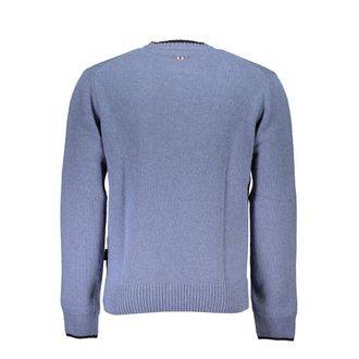 Napapijri Crewneck Knit Sweater - Blue