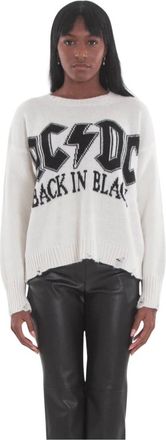 Aniye By Femme, Pulls, Blanc, Taille: 38 FR Acdc Wool Over Sweater