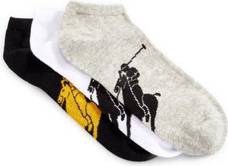 Polo Ralph Lauren Lot de 3 chaussettes basse en coton