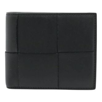 Bottega Veneta Pre-owned Cassette Leder Bifold Wallet - - Pre-owned - Damen - Schwarzk - ONE SIZE