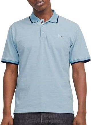 Jack & Jones Male Einfarbig T-Shirt Jprblualves SS Polo Noos, Ashley Blue, M Hommes