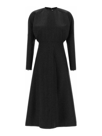 Victoria Beckham Robe Au Genou - Gris
