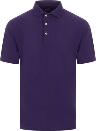 Fedeli Homme, Tops, Violet, Taille: 2XL Zero Superlight Piquet Polo