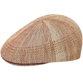 Kangol Béret - Casquette Plate Homme ou Femme Burst Ventaire 507 - Taille XL - Beige-Marron