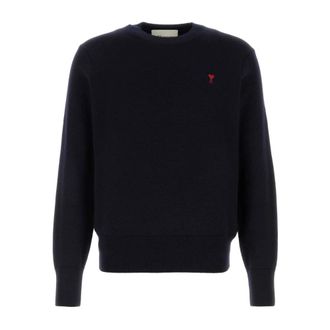 Ami Ami De Coeur Rundhalspullover - - Knitwear - Herren - Blau - XL