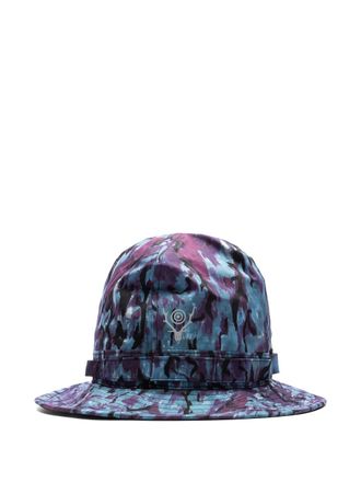 South2 West8 chapeau Jungle Hat en coton - Bleu