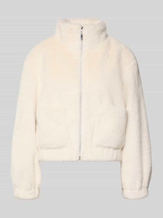 Monari Jacke aus Kunstfell mit Rei&szlig;verschluss